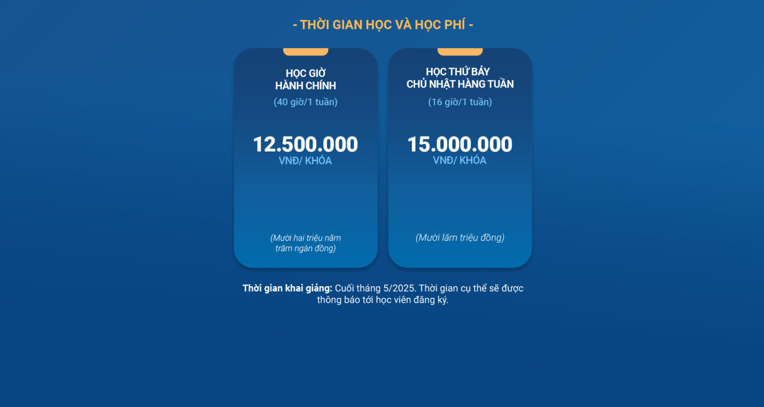 Tuyển sinh khóa đào tạo nâng cao Nhân viên bảo trì thang máy